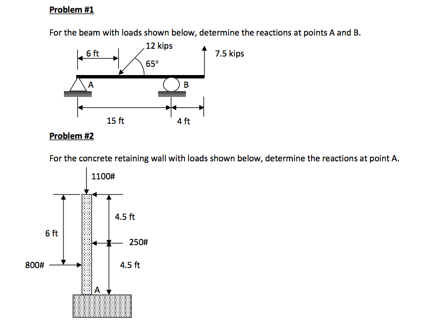 Solved Engineering Statics Determine the reaction of | Chegg.com