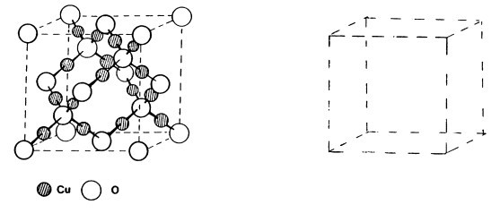 The cuprite (Cu2O) structure is related to zincblende | Chegg.com