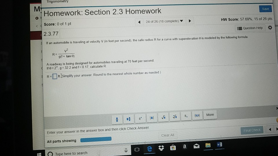 Solved Trigonometry My oi Homework: Section 2.3 Homework | Chegg.com Solved Trigonometry My oi Homework: Section 2.3 Homework | Chegg.com