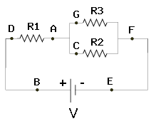 Solved In the circuit below the three resistors have | Chegg.com