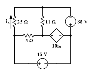 Solved Given: The circuit shown above has a | Chegg.com