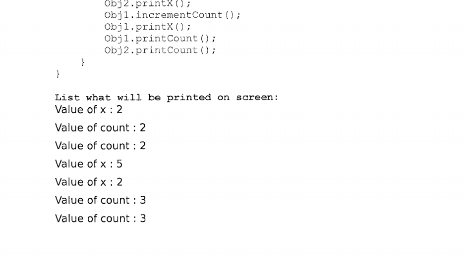 Solved Q1 Consider The Following Code Public Class Abc 