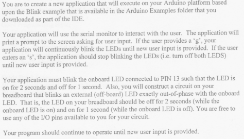 Solved I need help creating a C code arduino program that | Chegg.com