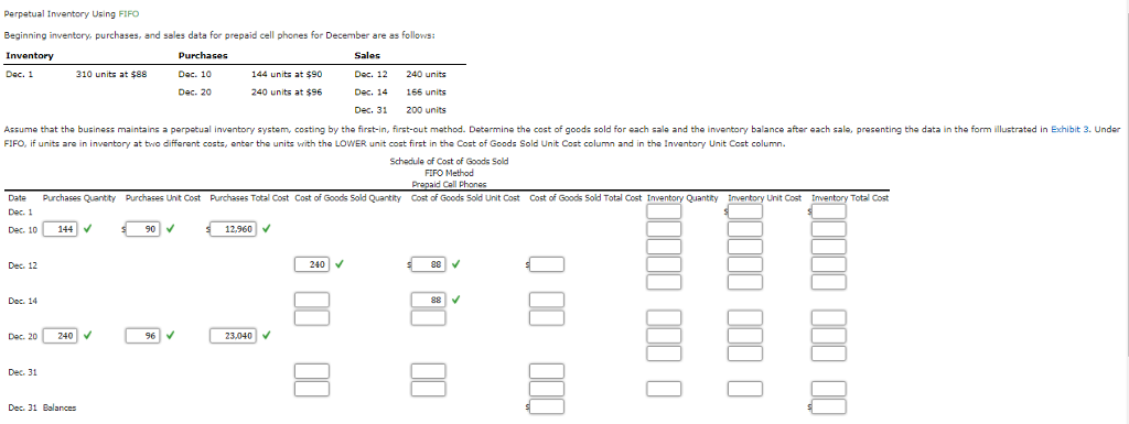 Solved Perpetual Inventory Using FIFO Beginning inventory, | Chegg.com