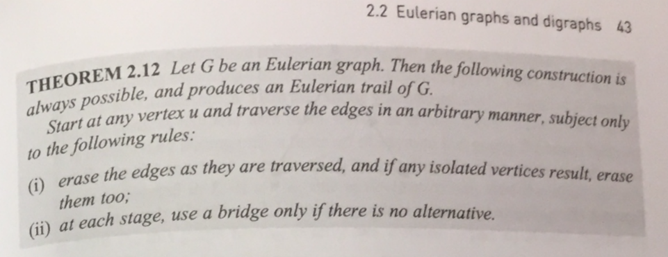 Solved Graph Theory: Eulerian graphs and digraphs Proof | Chegg.com