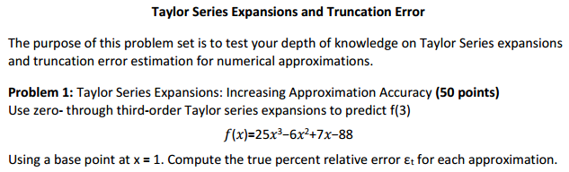 Solved The purpose of this problem set is to test your depth | Chegg.com