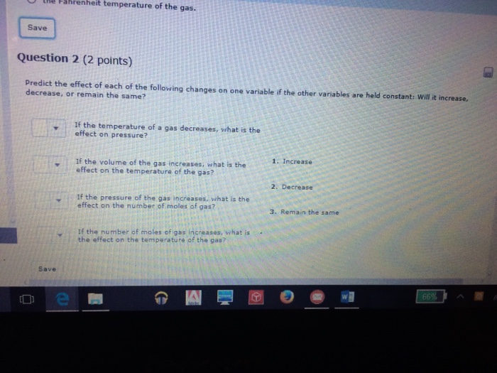 Solved Predict The Effect Of Each Of The Following Changes Chegg