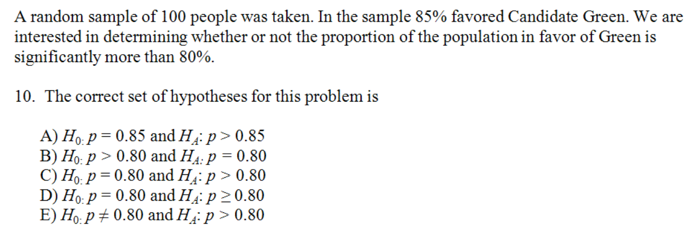 Solved A random sample of 100 people was taken. In the | Chegg.com
