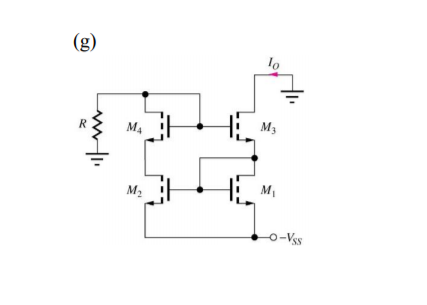 Solved For the following current source/sink structures | Chegg.com