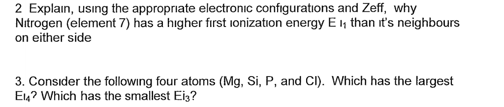Solved 2 Explain, using the appropriate electronic | Chegg.com