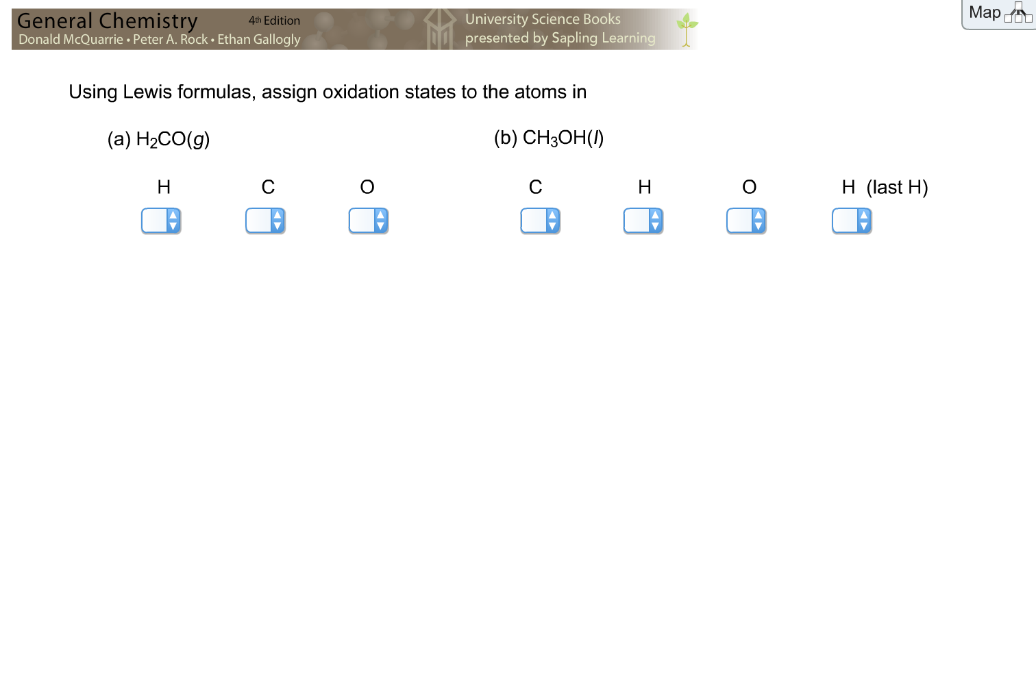 Solved Using Lewis formulas, assign oxidation states to the | Chegg.com