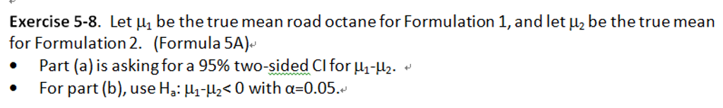 Solved 5-8. Two different formulations of an oxygenated | Chegg.com