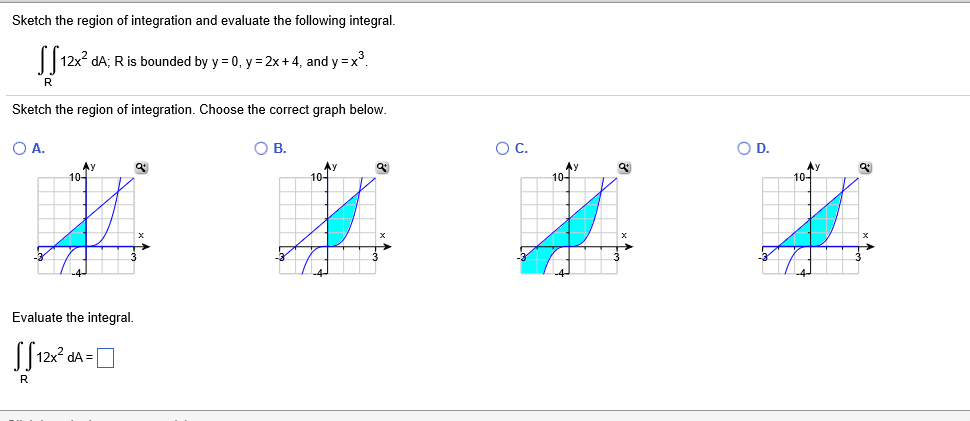 Solved Sketch the region of integration and evaluate the | Chegg.com Solved Sketch the region of integration and evaluate the | Chegg.com