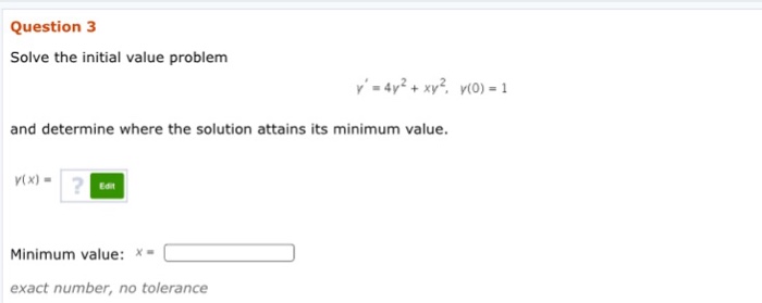 Solved Solve the initial value problem y' = 4y^2 + xy^2, | Chegg.com