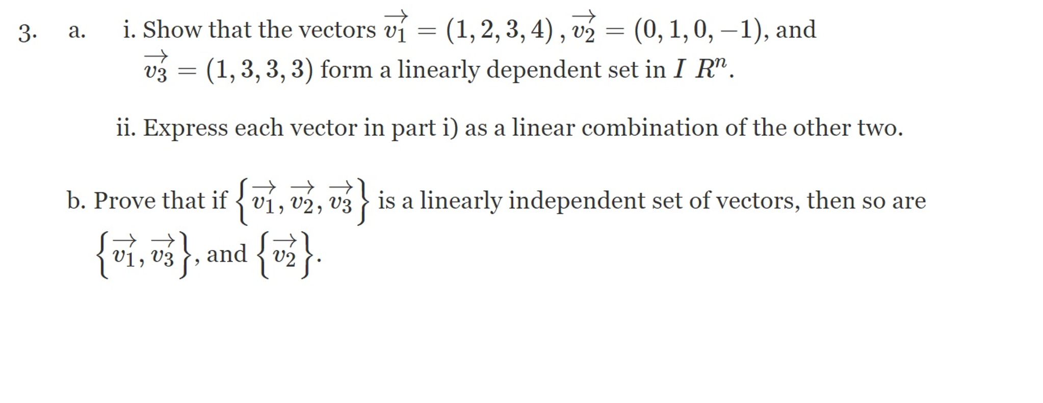 Solved A5Q3 Linear Assignment. SHOW ALL STEPS FOR THE | Chegg.com