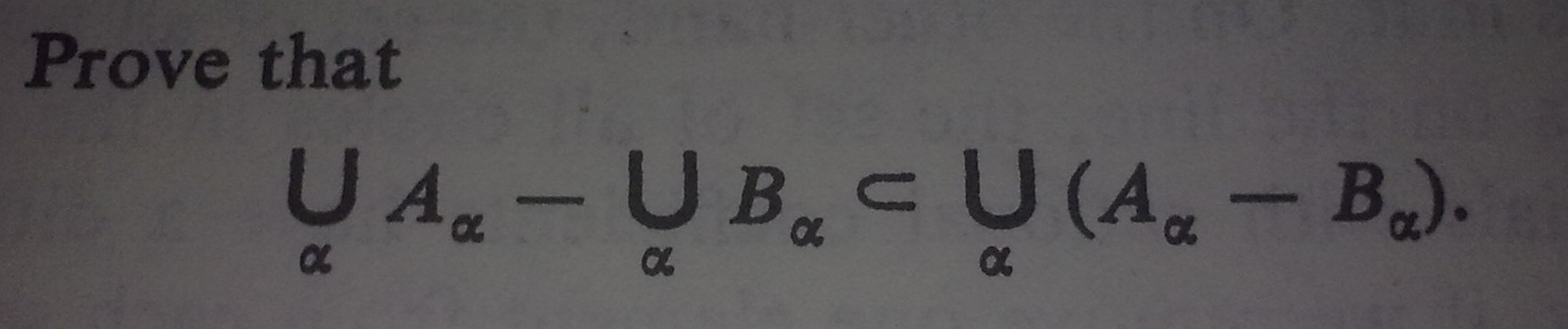 Prove that A alpha - B alpha (A alpha - B alpha). | Chegg.com