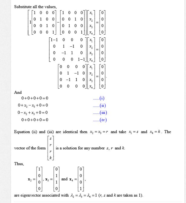 Solved How do I get from the eqations to the values of x2 | Chegg.com