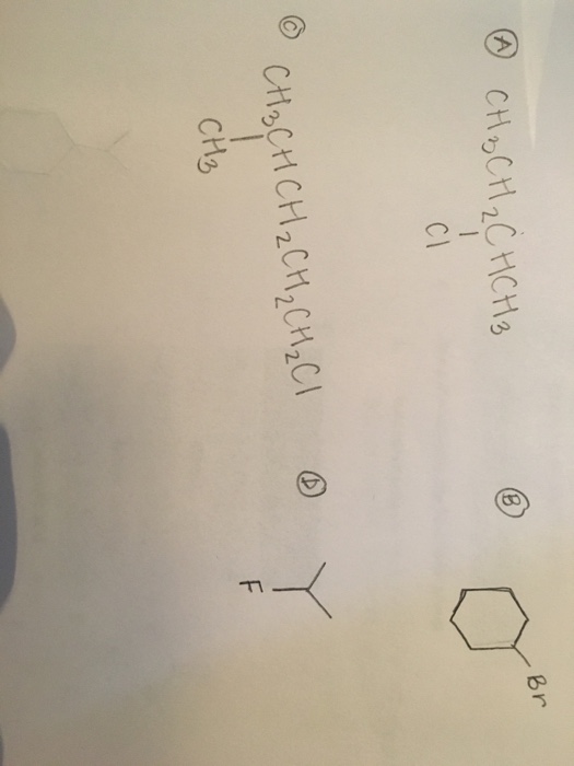 Solved Give two names for each of the following alkyl | Chegg.com