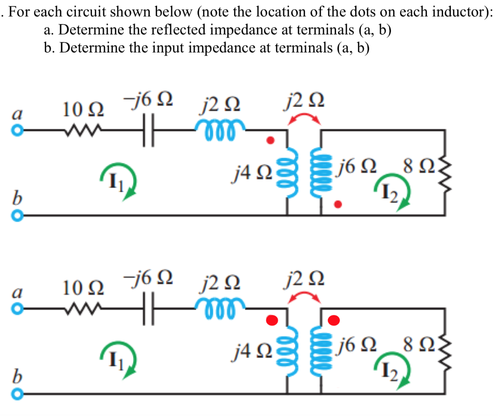 Solved For each circuit shown below (note the location of | Chegg.com