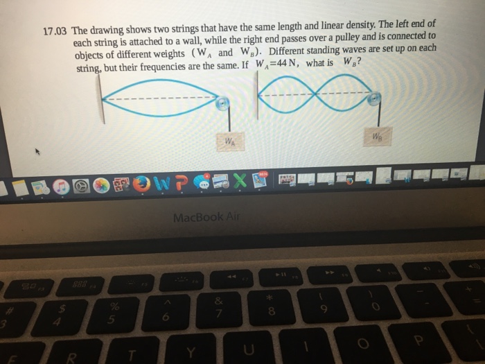 Solved: The Drawing Shows Two Strings That Have The Same L... | Chegg.com