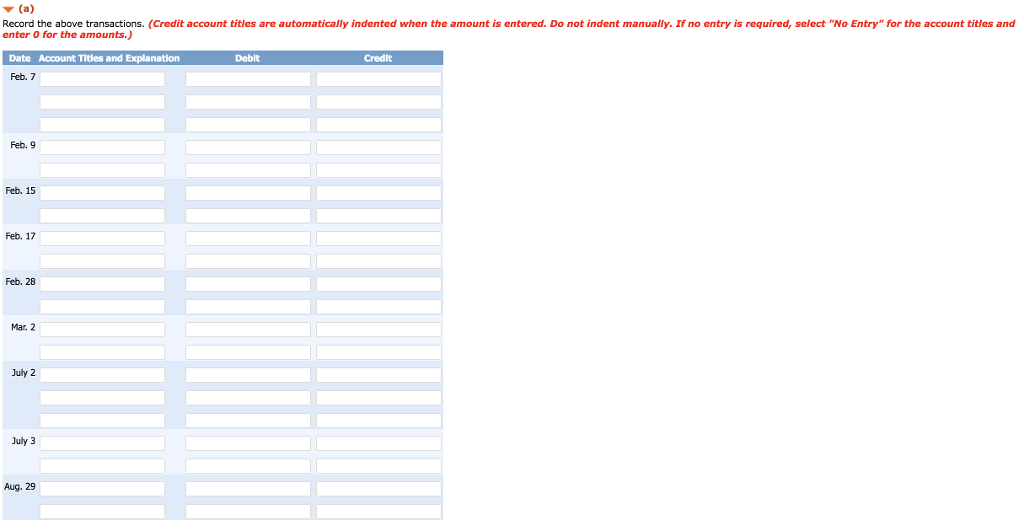Solved Problem 9-2A (Part Level Submission) For the year | Chegg.com