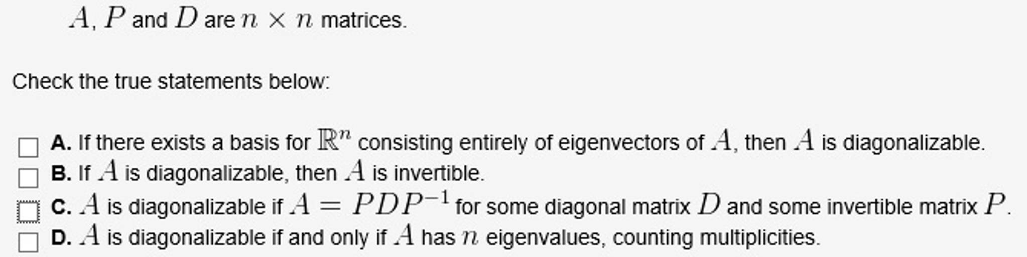 Solved Linear Algebra: Diagonalization , and are | Chegg.com
