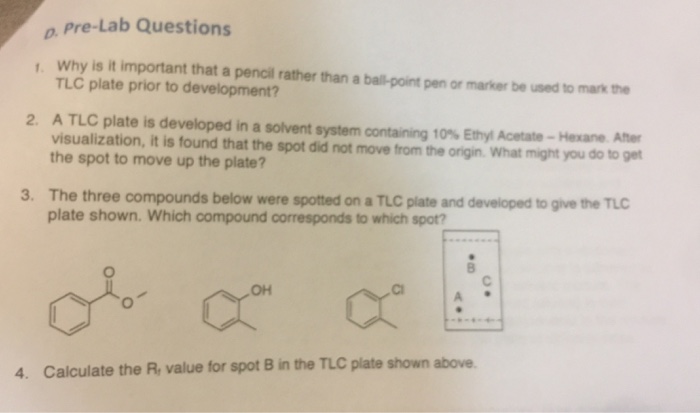 Solved Why is it important that a pencil rather than a | Chegg.com