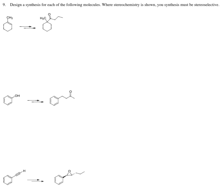 Solved Design a synthesis for each of the following | Chegg.com