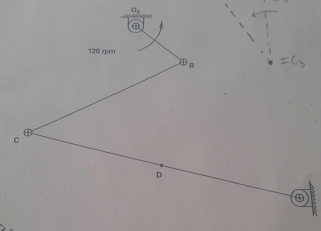 Solved Find the Velocity of point C and D using instant | Chegg.com
