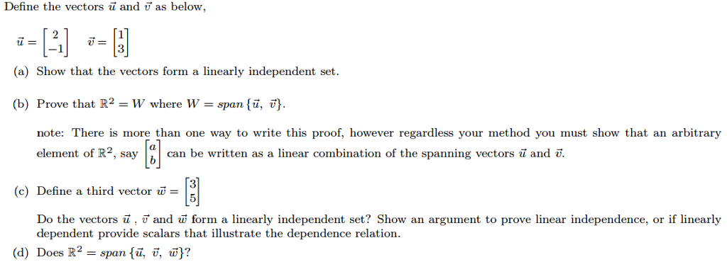 Solved Define the vectors u and upsilon as below, u = [2 | Chegg.com