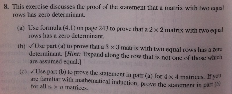 This exercise discusses the proof of the statement | Chegg.com