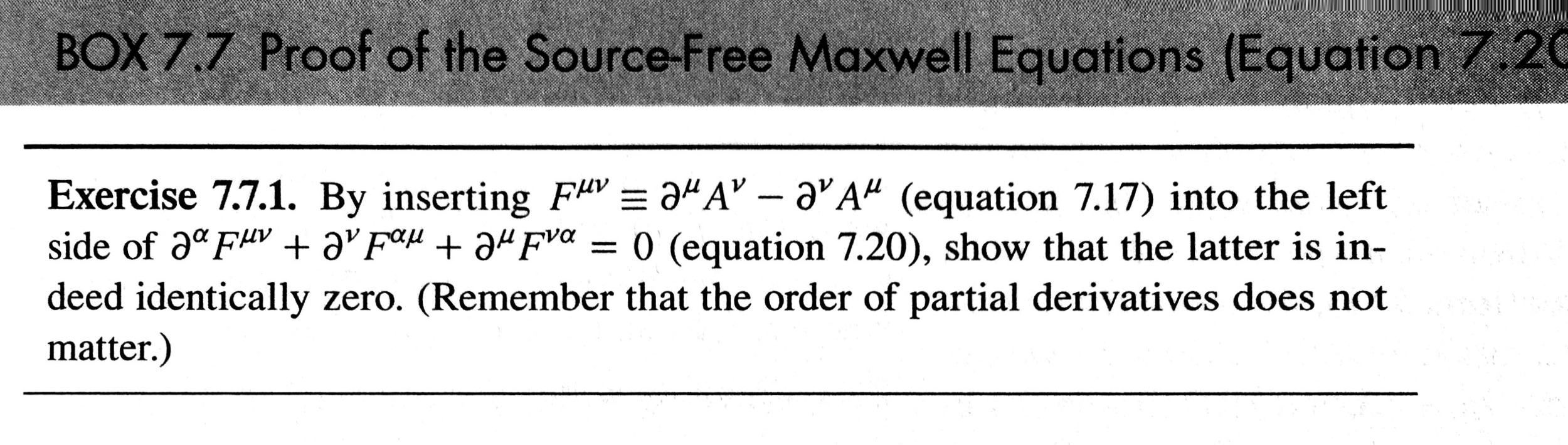 Solved By inserting F^mu nu partial differential^mu A^nu - | Chegg.com