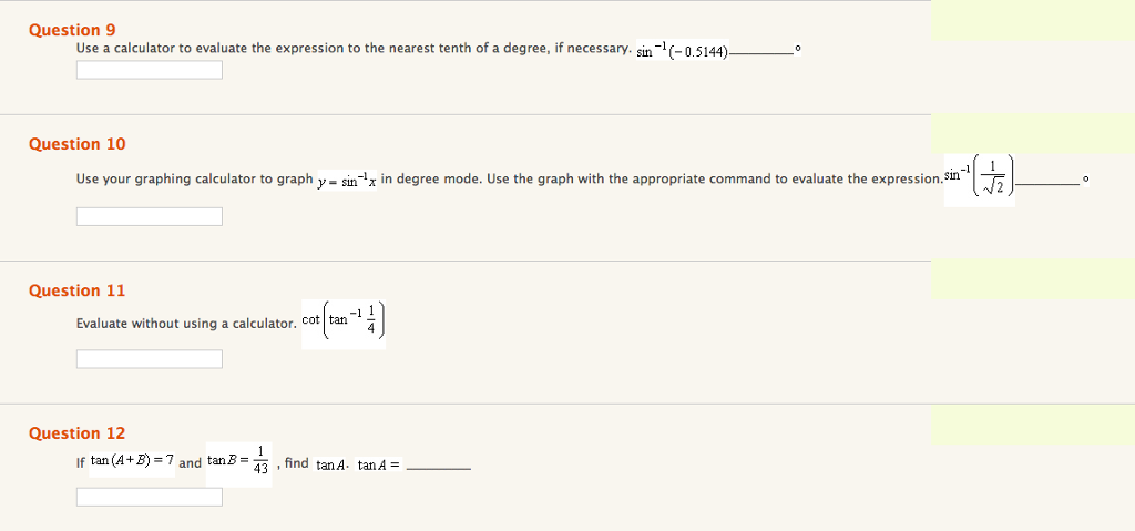 Solved Question9 Use a calculator to evaluate the expression | Chegg.com