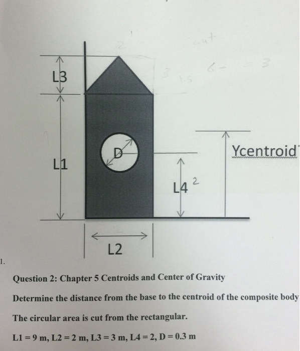 Solved Question 2: Chapter 5 Centroids and Center of Gravity | Chegg.com Solved Question 2: Chapter 5 Centroids and Center of Gravity | Chegg.com
