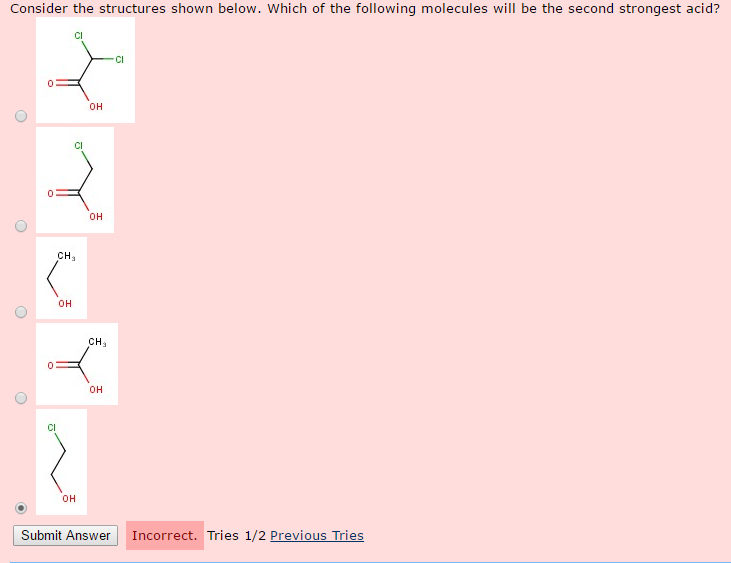 Solved Consider the structures shown below. Which of the | Chegg.com