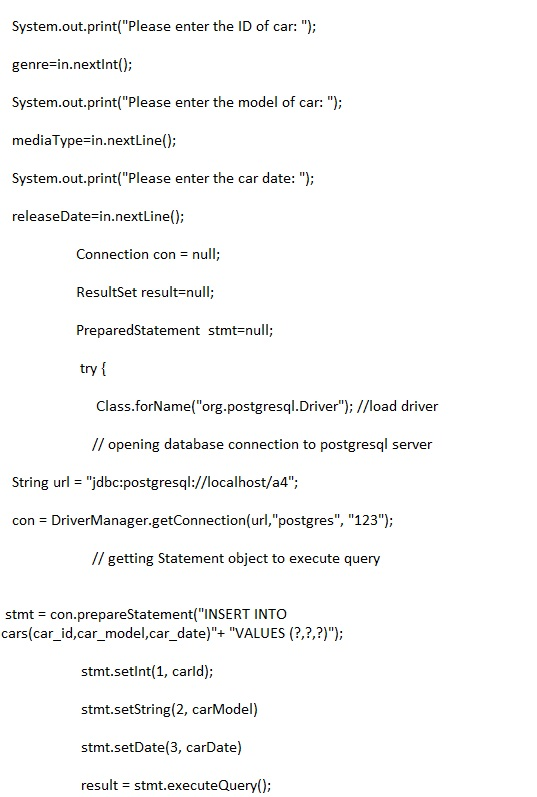 Solved Sql And Jdbc How To Solve This Code Error Column