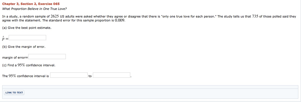 Solved Chapter 3, Section 2, Exercise 065 What Proportion | Chegg.com