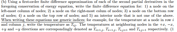 Solved Using a first-order finite difference approximation | Chegg.com