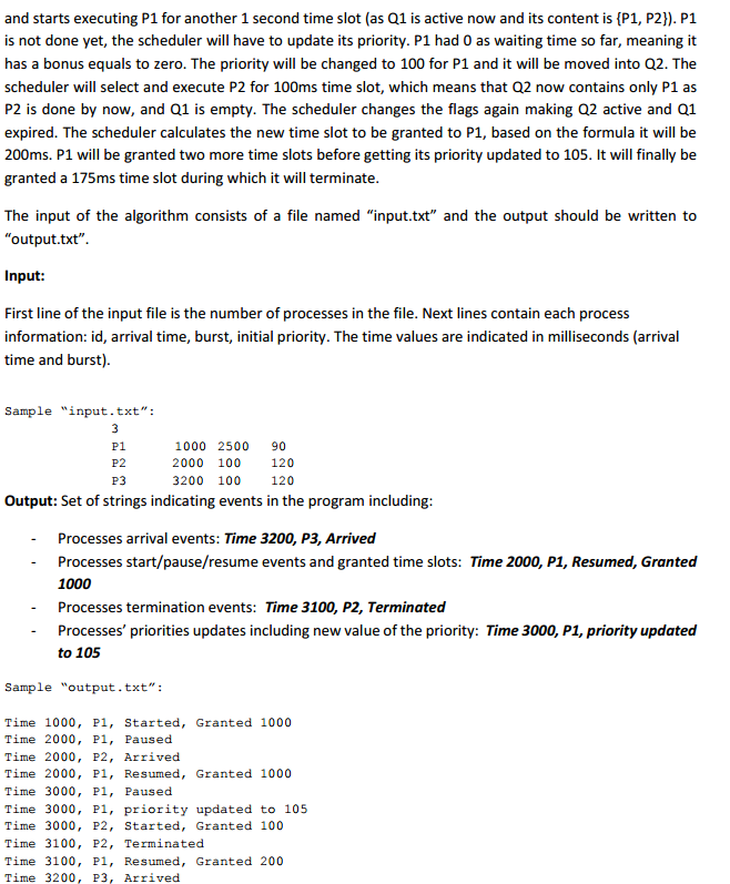 Problem statement: Implement the simulation of a | Chegg.com