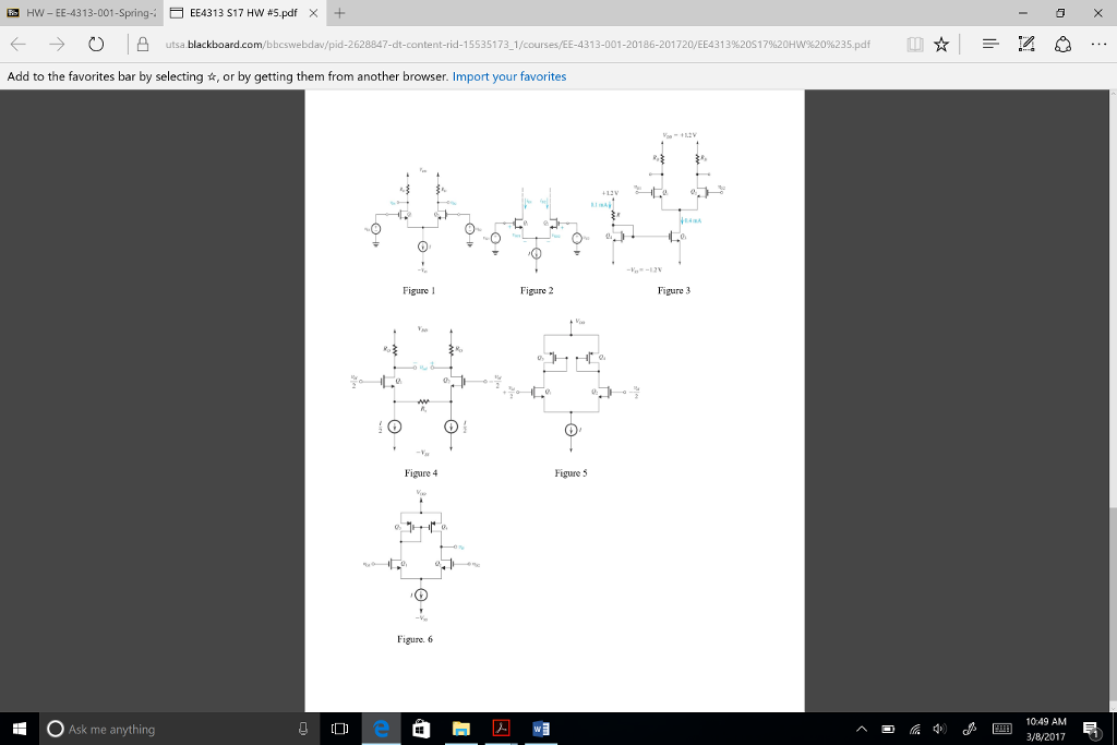 Solved F HW-EE-4313-001-Spring- EE4313 S17 HW AS-pdf X -t- O | Chegg.com
