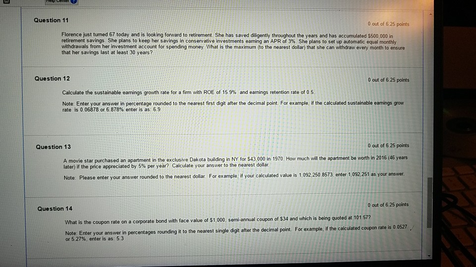 Solved Question 11 0 out of 6.25 points Florence just turned | Chegg.com Solved Question 11 0 out of 6.25 points Florence just turned | Chegg.com