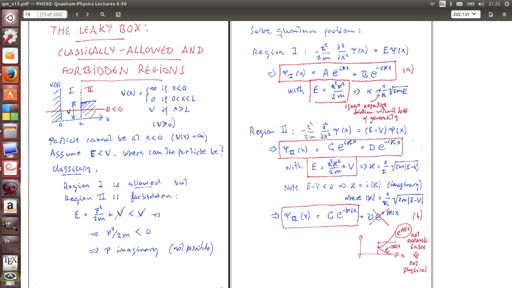 Solved qm v13.pdf PH502: Quantum Physics Lectures 6-30 En | Chegg.com
