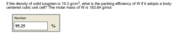 Solved If the density of solid tungsten is 19.3 g/cm^3, what | Chegg.com