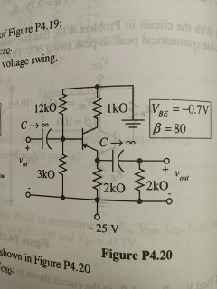 Solved Determine the maximum undistorted symmetrical output | Chegg.com