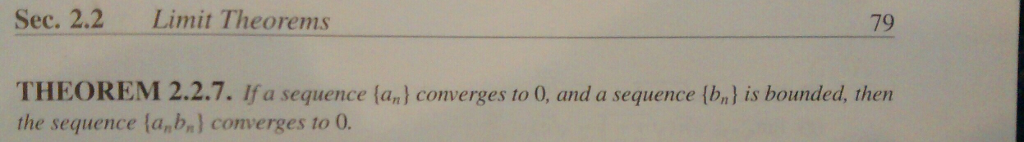 Solved Sec. 2.2 Limit Theorems 79 THEOREM 2.2.7. If a | Chegg.com