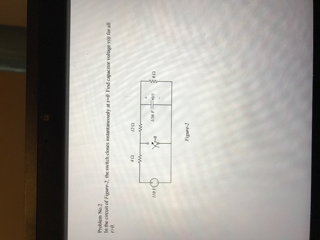 Solved In the circuit of Figure-2, the switch closes | Chegg.com