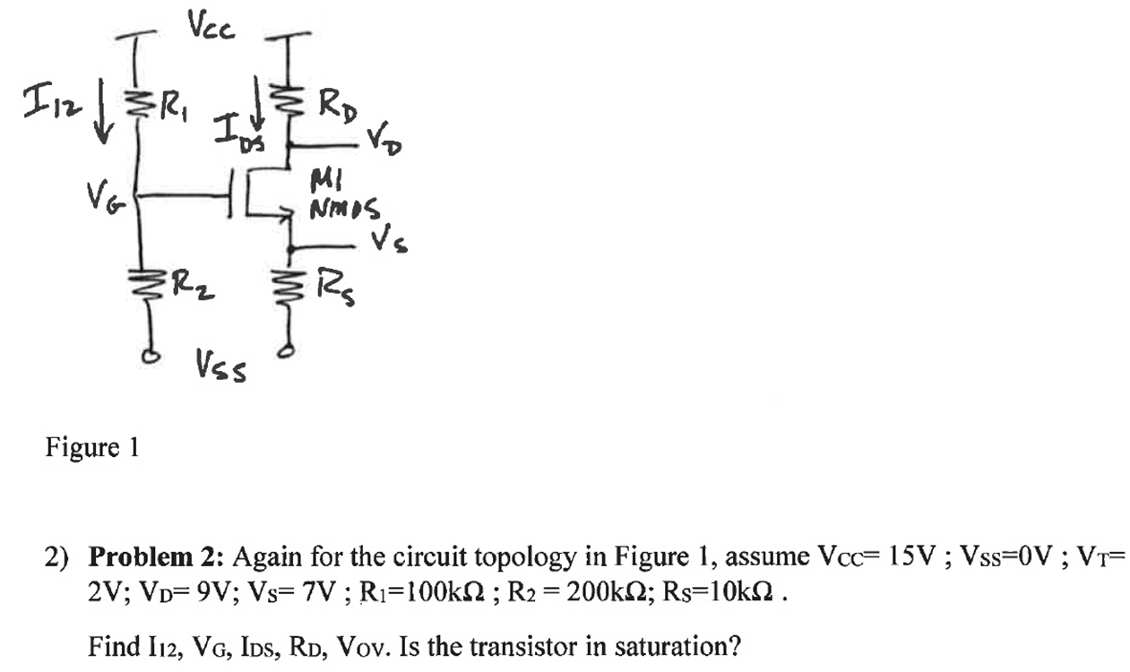 Solved Figure 1 2Problem 2: Again for the circuit topology | Chegg.com