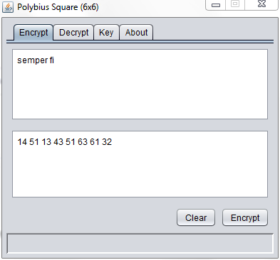 I want to create a Polybius Square using the Java | Chegg.com