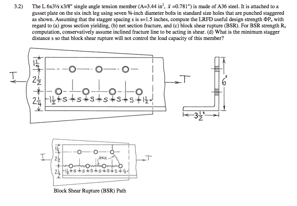 All problems are to be done according to the AISC | Chegg.com