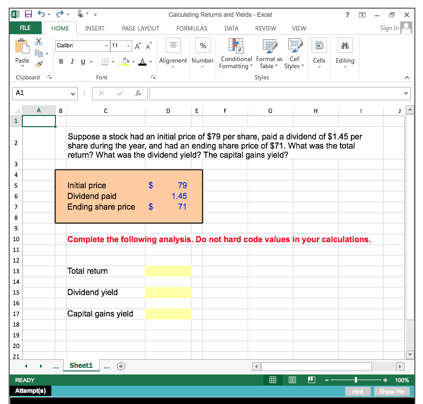 Solved Calculate The Total Return The Dividend Yield And Chegg solved-calculate-the-total-return-the-dividend-yield-and-chegg